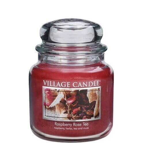 Village Candle Raspberry Rose Tea 411g