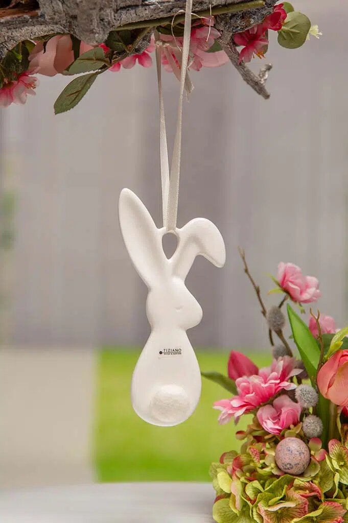 Hase Fabrio liegend creme 19cm von Tiziano online bestellen!
