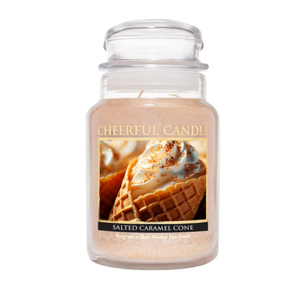 Salted Caramel Cone 680g von Cheerful Candle online bestellen!